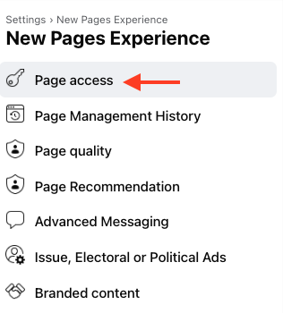 Accept Facebook Page Access Request | Affluent Bridge Client Portal