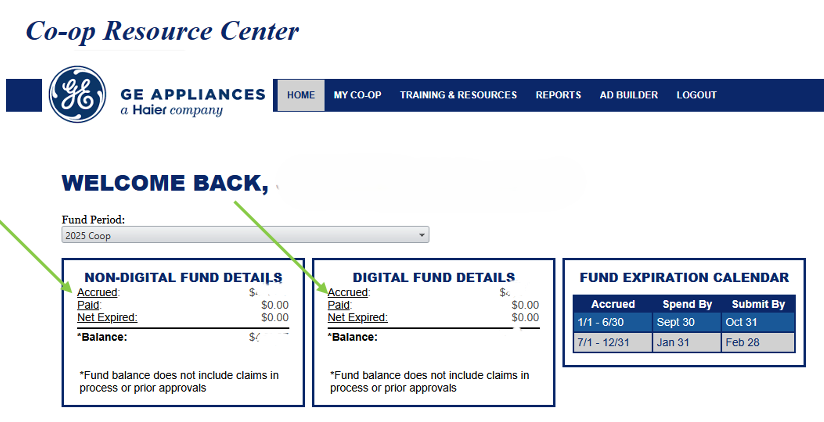 Monitoring Your GE Co-op Funds | AffluentBridge™ Client Portal